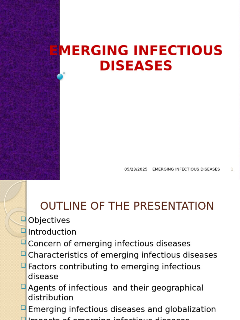 Emerging Infectious Diseases | PDF | Influenza | Infection