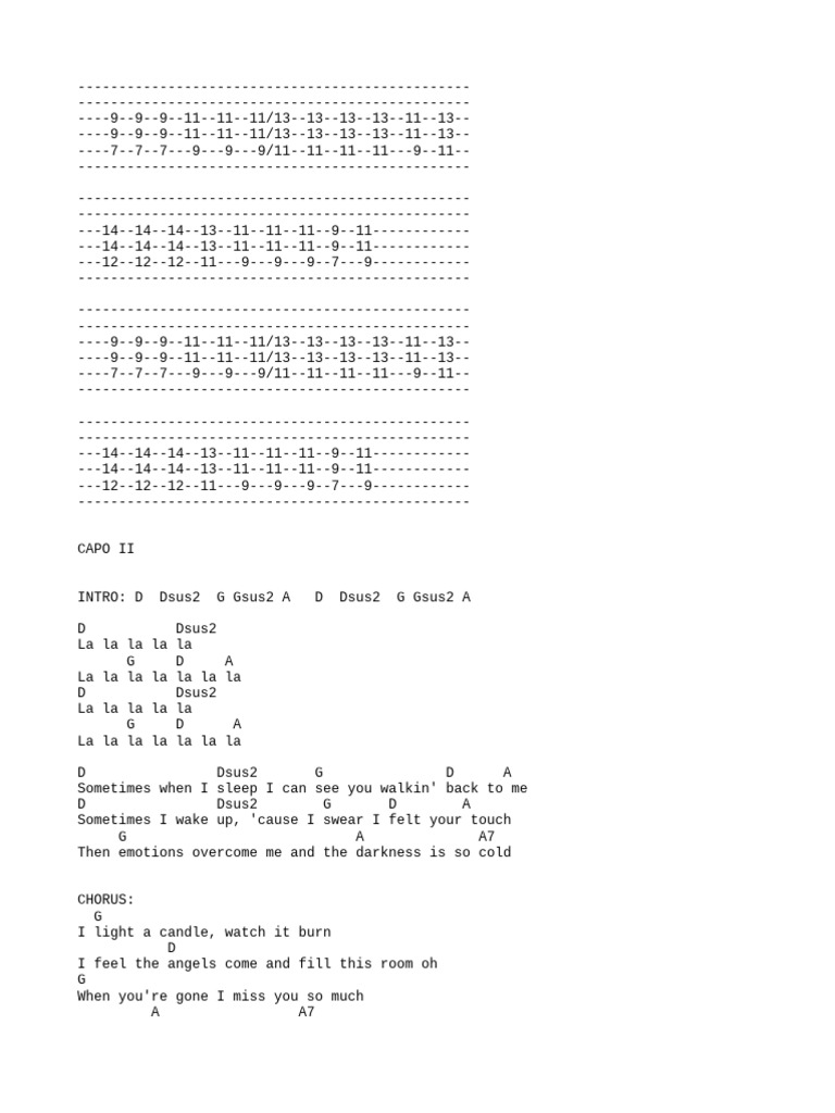 Big and Rich - I Pray For You (Tab and Chords) | PDF