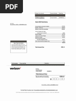 (Verizon) Bill | PDF | Fee | Payments