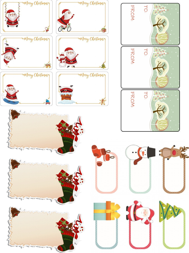 Xmas Labels | PDF