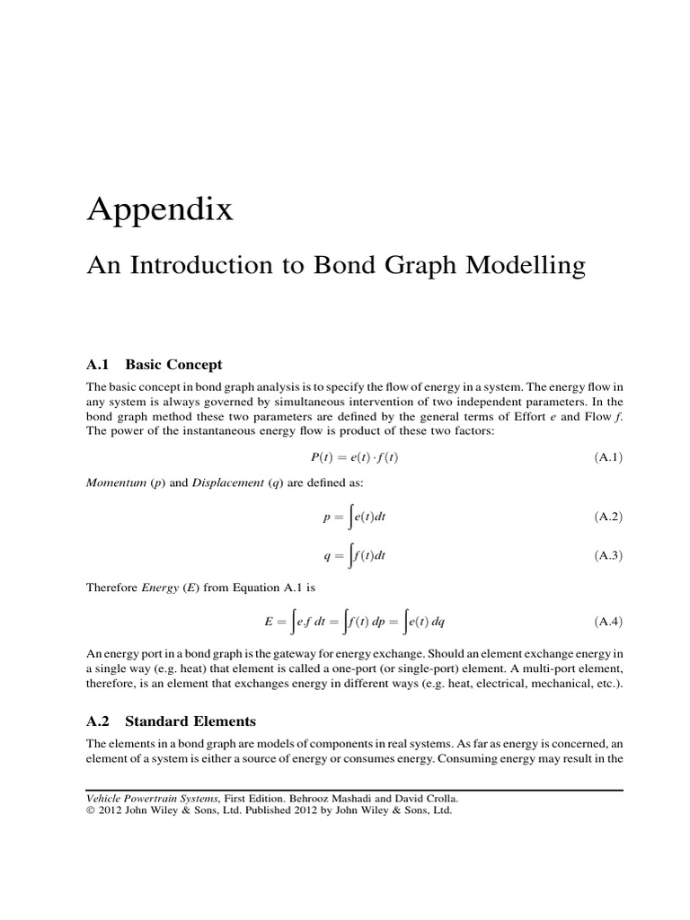 Vehicle Powertrain Systems - 2011 - Mashadi - Appendix An Introduction to Bond Graph Modelling ...