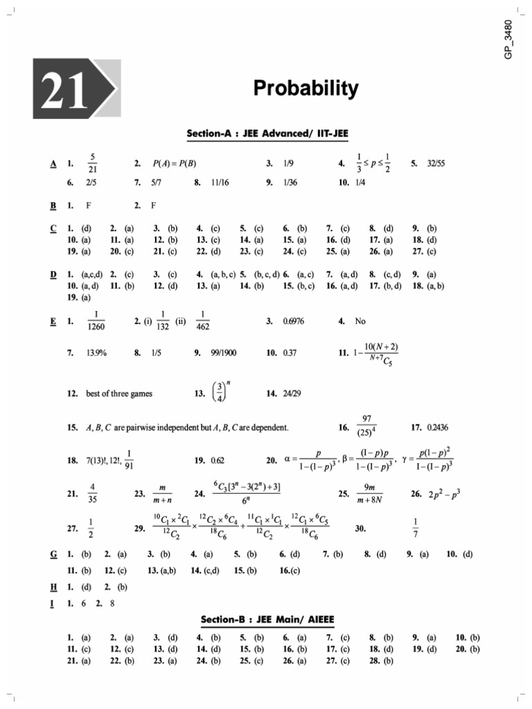 Probability Solutions | PDF