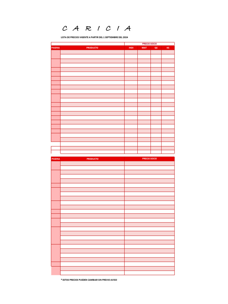 Catálogo Cobertores Caricia 2024 | PDF