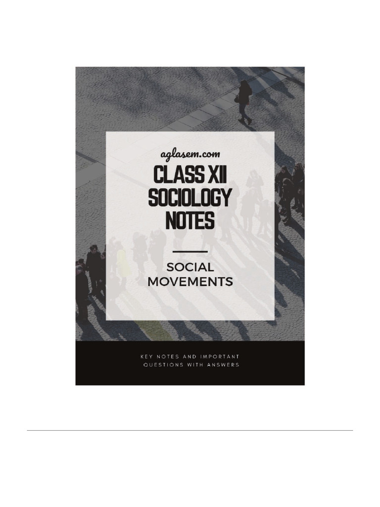 CH8 Social Movements Notes | PDF