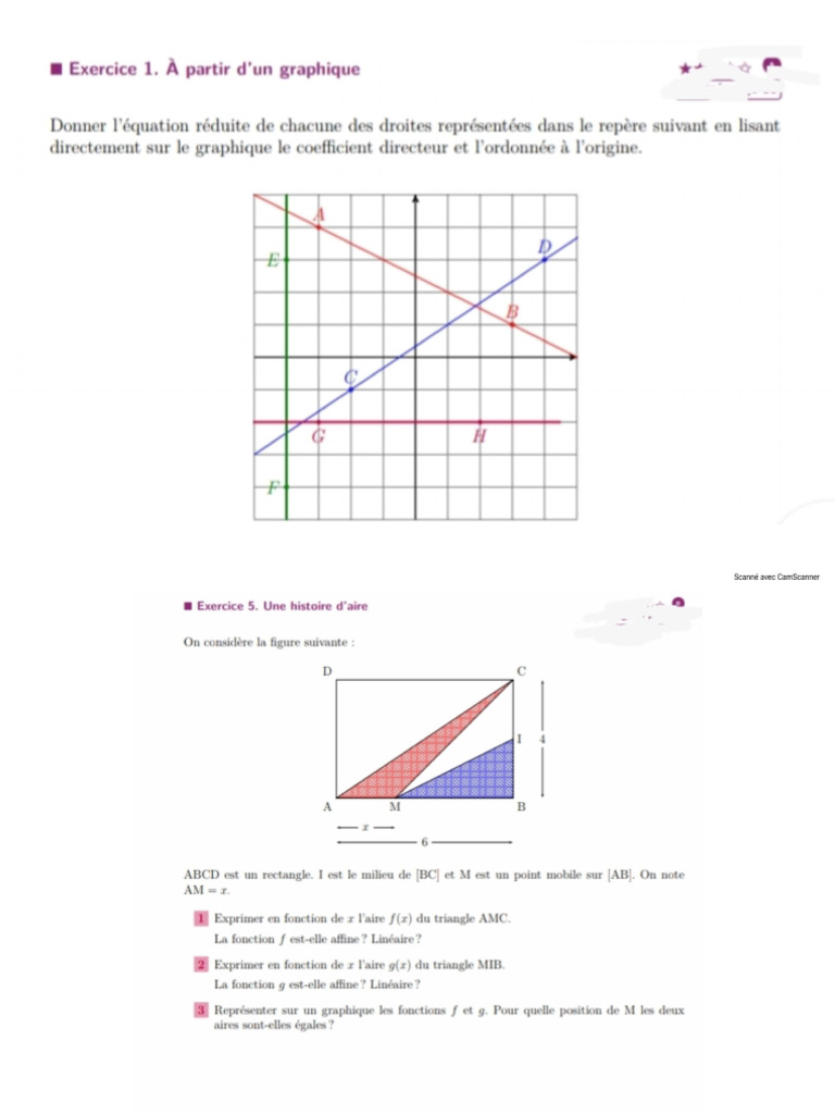 Devoir Seconde C | PDF