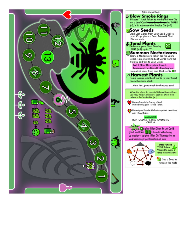 Playerboard Refcard-Bee | PDF