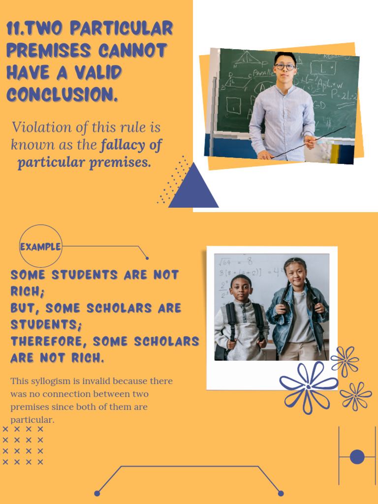 11.two Particular 11.two Particular Premises Cannot Premises Cannot ...