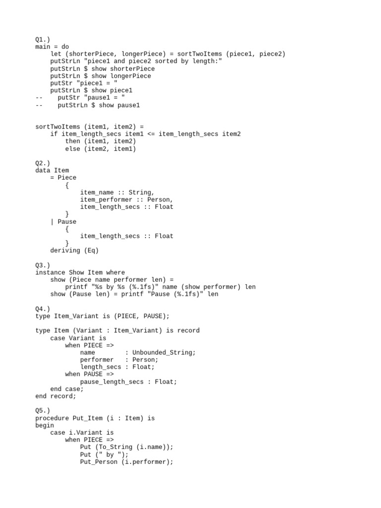 PLC Lab4 | PDF | Computer Programming