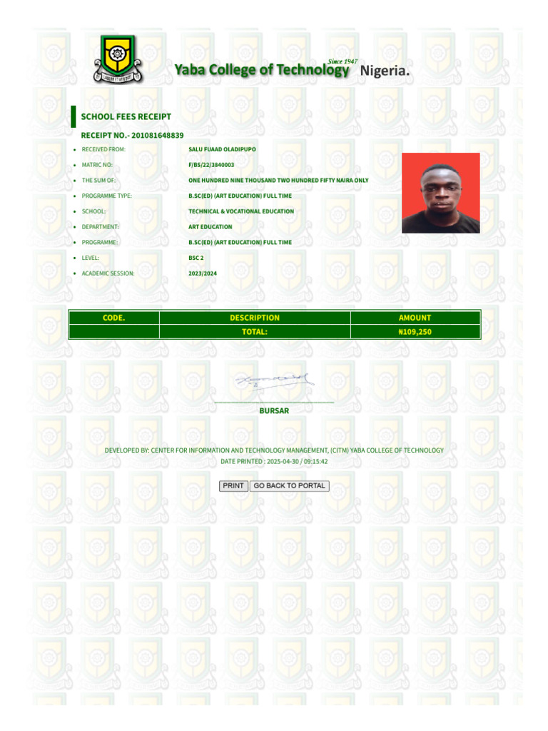 portal.yabatech.edu.ng_portalplus__pg=print-out-school-fees-receipt v | PDF
