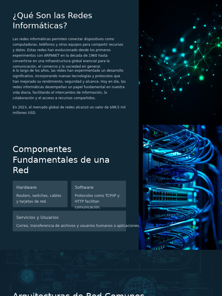 Que Son Las Redes Informaticas | PDF | Red de computadoras | De igual a ...
