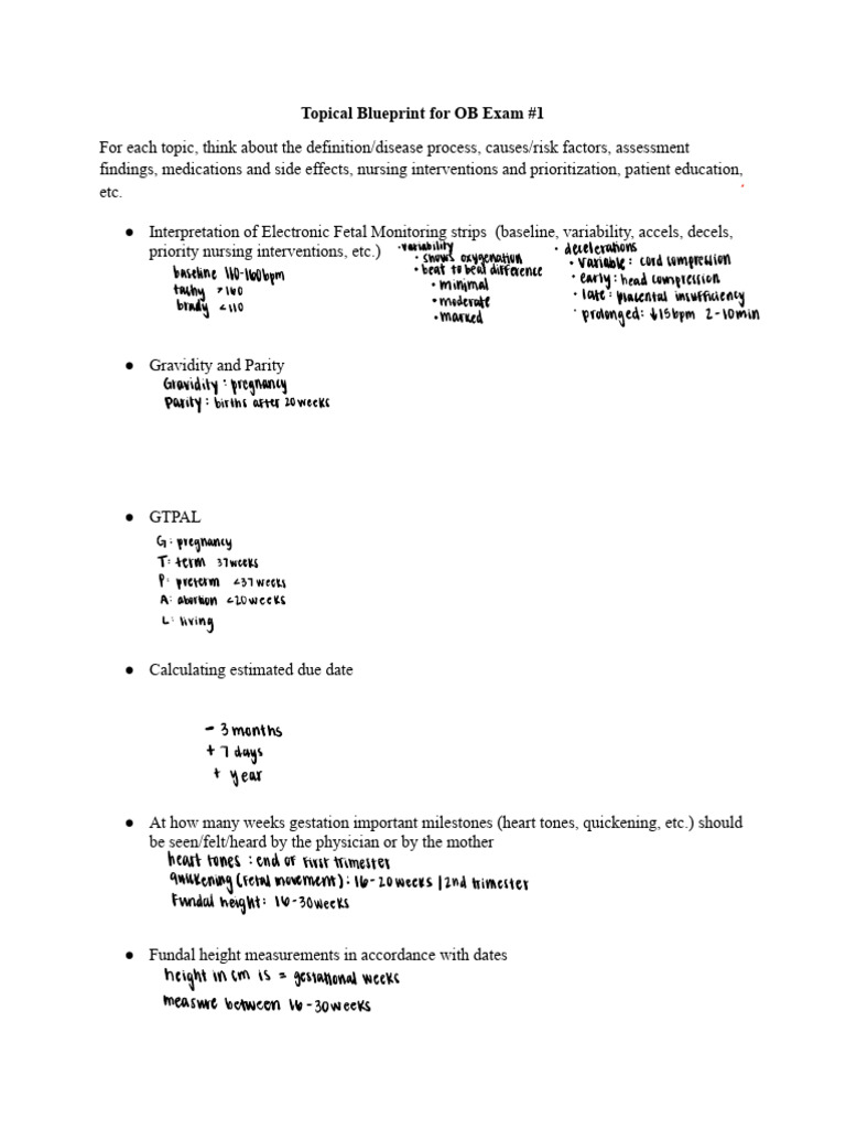 Review OB Exam | PDF