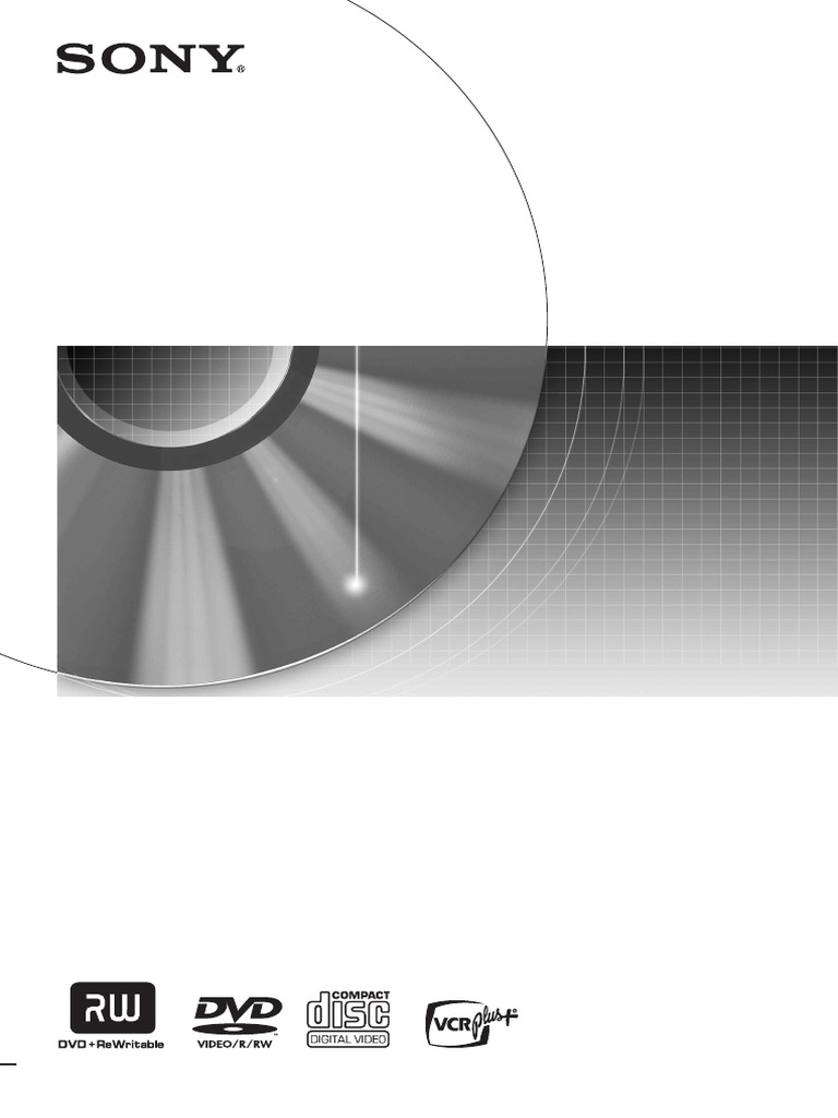 Sony Dvr w0009146m | PDF | Compact Disc | Set Top Box