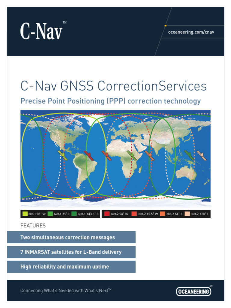 CNAV - C-Nav GNSS Correction Services | PDF | Telecommunications | Computer Engineering
