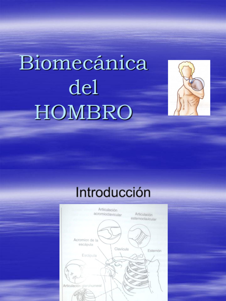 # 6 BiomecÃ¡nica Del HOMBRO | PDF