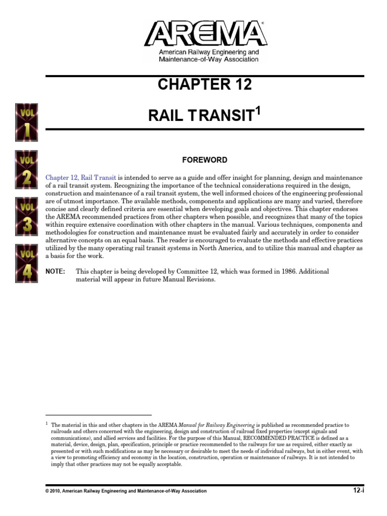 Rail Transit Planning and Maintenance Guide | PDF | Rail Transport ...