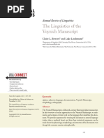 The Voynich Manuscript | PDF | Manuscript | Written Communication