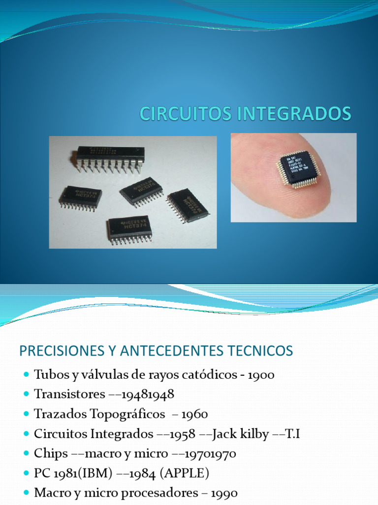 Clase 07 | PDF | Microprocesador | Circuito integrado