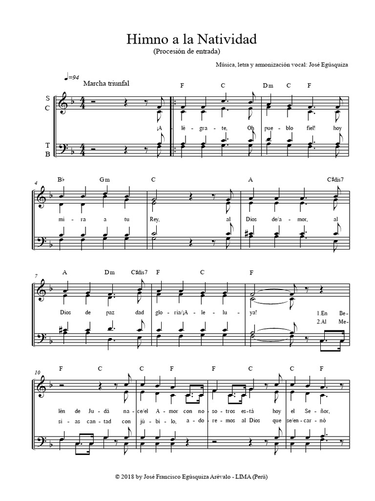 Himno Tradicional de Chiapas | PDF