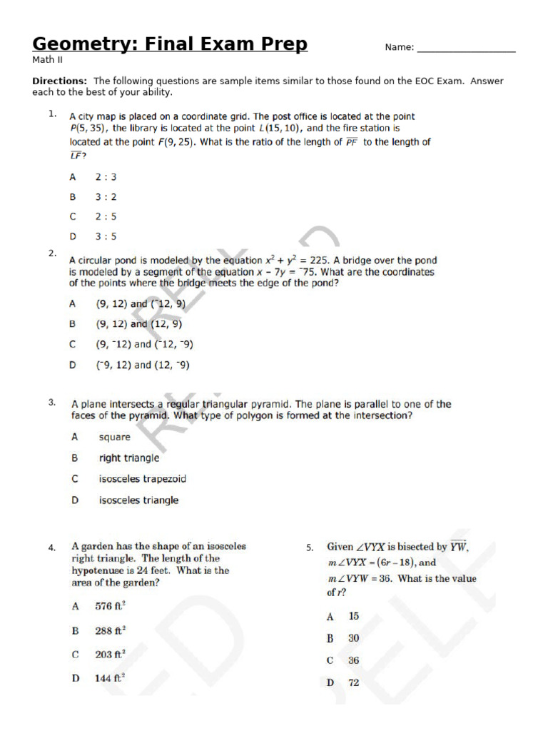 Geometry | PDF