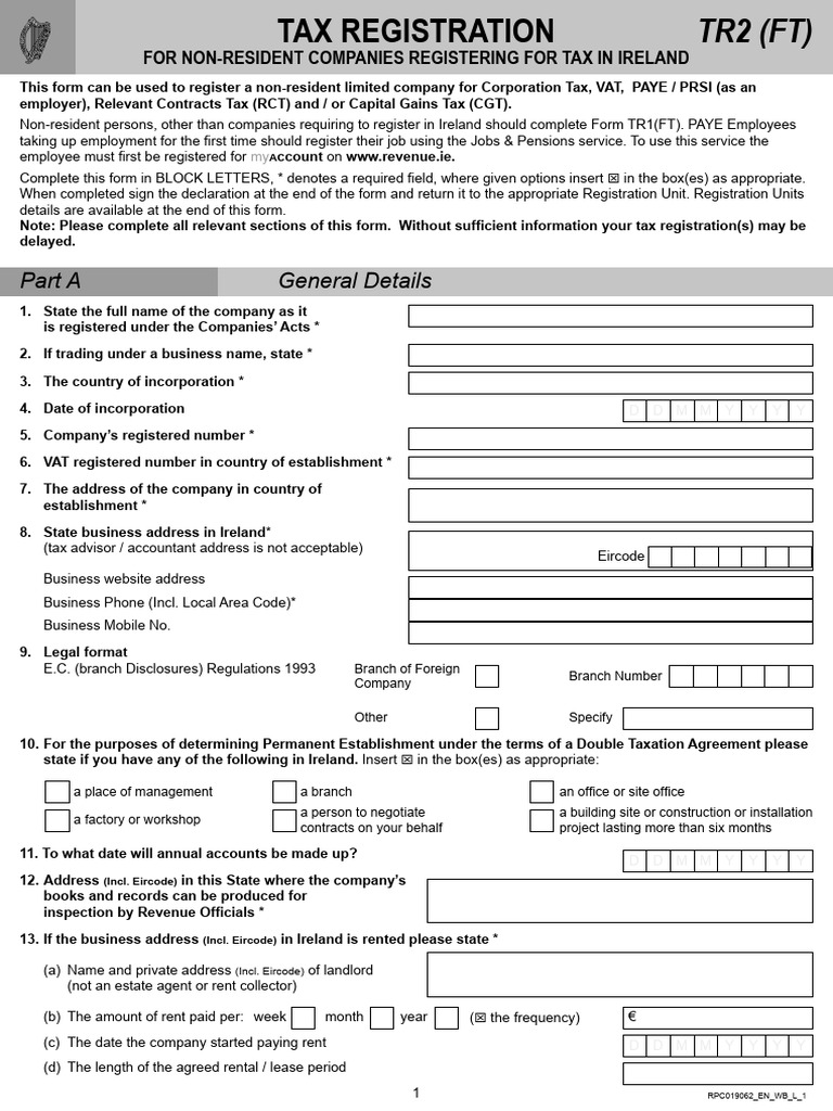 Form tr2 Non Resident | PDF | Taxes | Value Added Tax