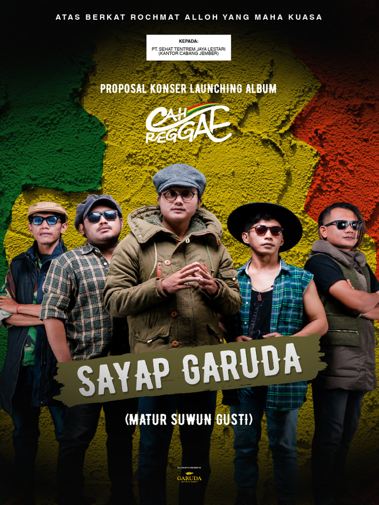 Proposal Konser Cah Reggae - To Sehat Tentrem | PDF
