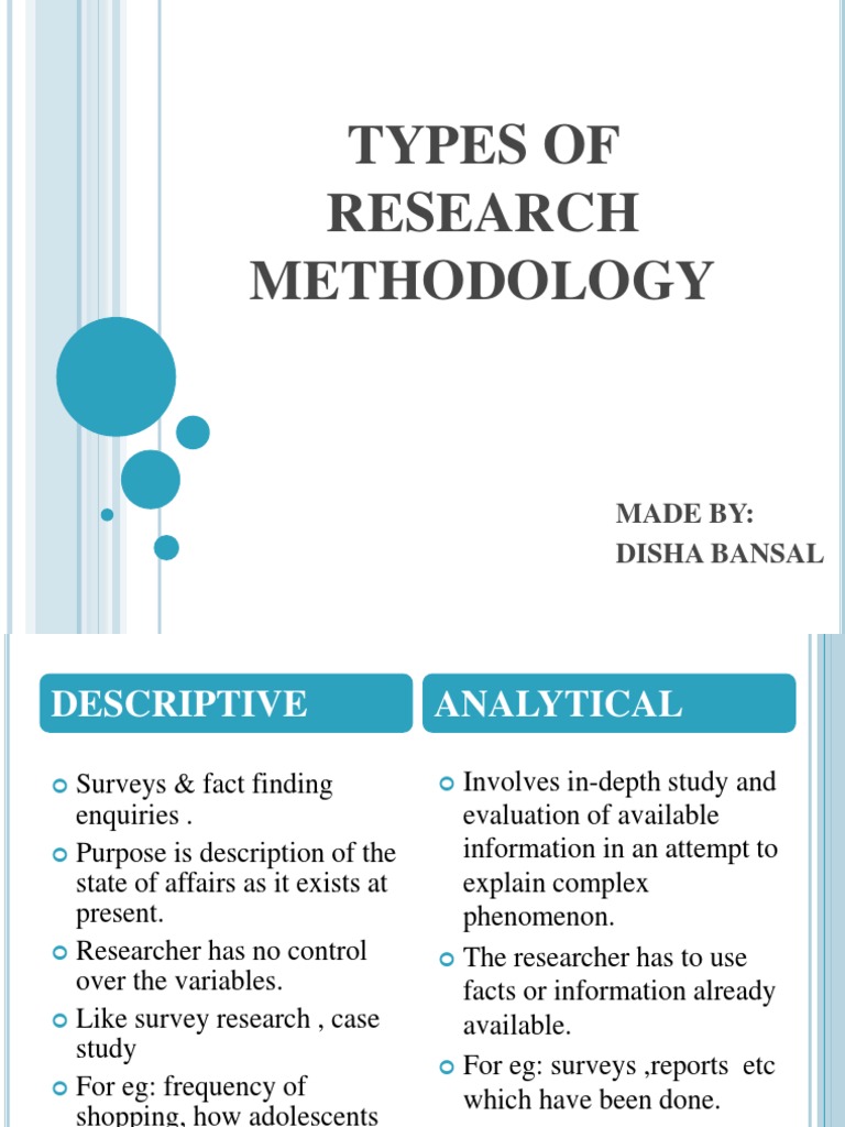Types of Research Methodology | PDF