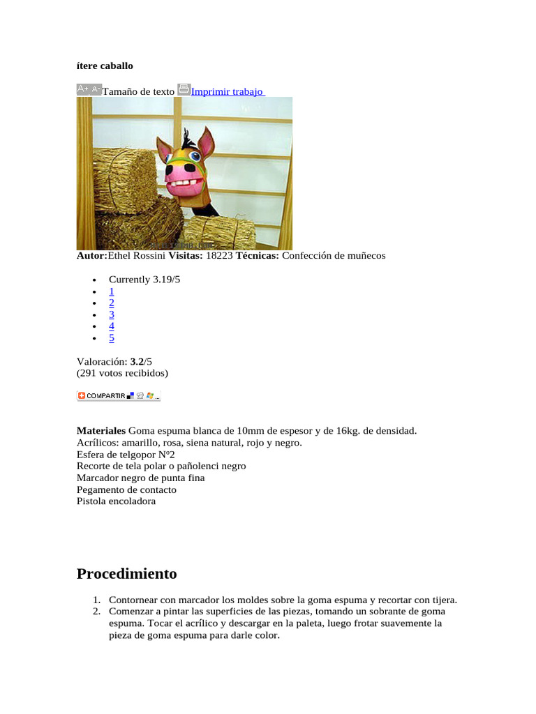 Ítere Caballo Rafa | PDF