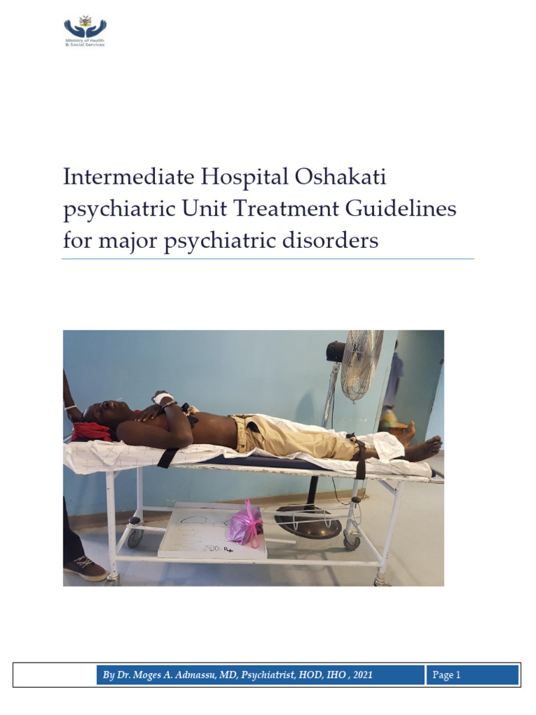 Treatment Guidelines For Major Psychiatric Disorders - IHO - September ...