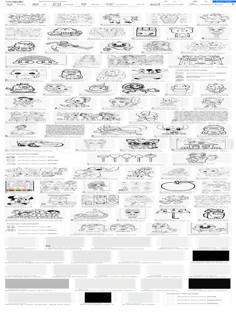 Desenhos para Colorir Diversos | PDF | As artes