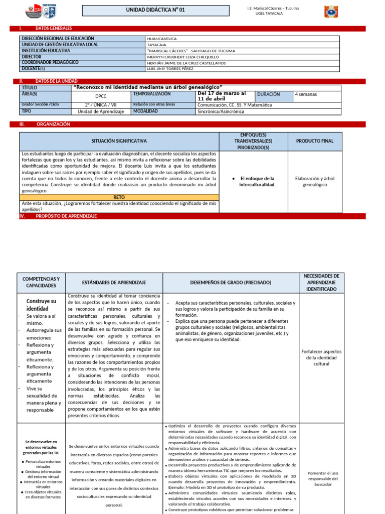 Unidad DPCC 2do 2025 | PDF | Comportamiento | Las emociones