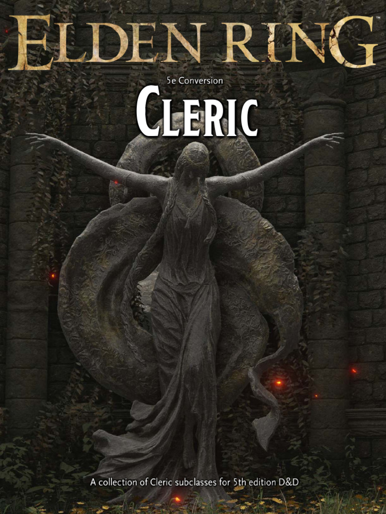 Geoho6 Elden Ring 5e Conversion Cleric | PDF