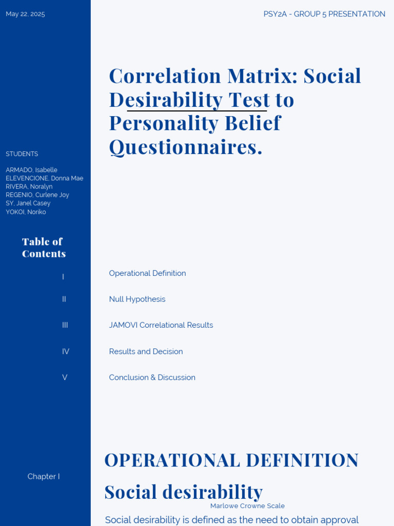 Psych Stats Presentation | PDF | Personality Disorder | Psychology