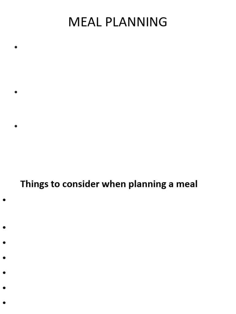 Meal Planning Note - 060756 | PDF | Meal | Foods