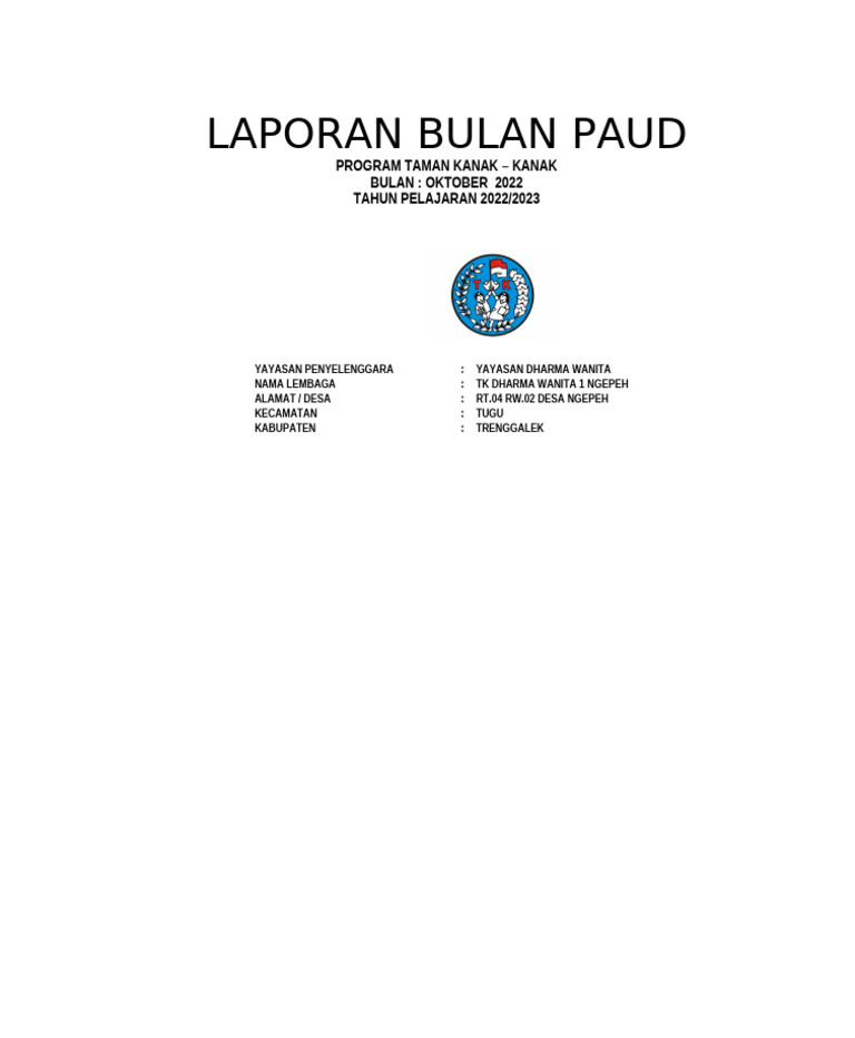 Cover Lapor Bulan | PDF