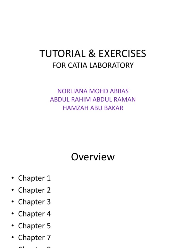 Tutorial & Exercises For Catia Lab | PDF | Gear | Nature