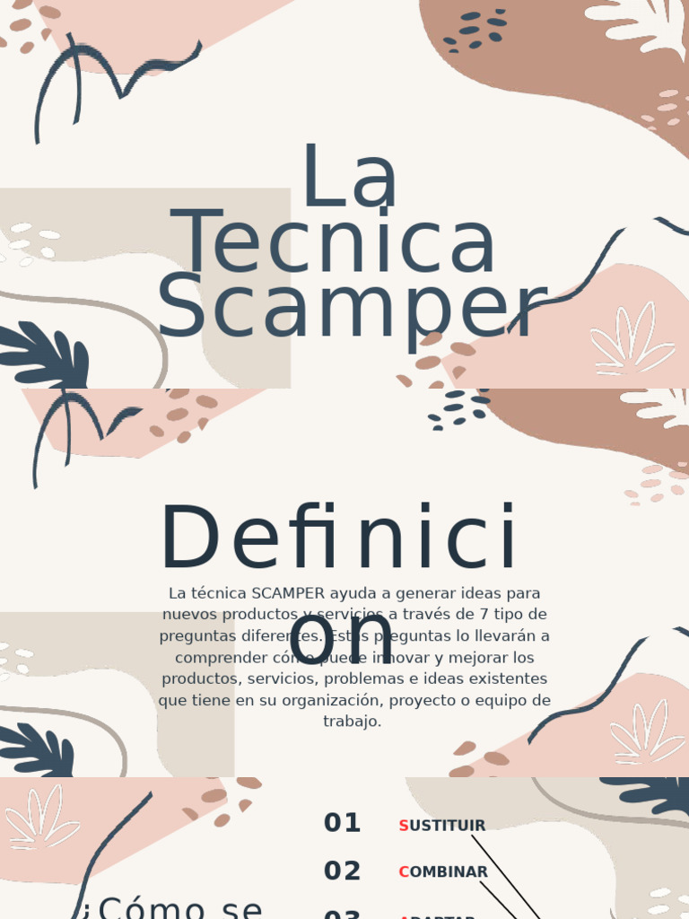 Tecnica Scamper | PDF