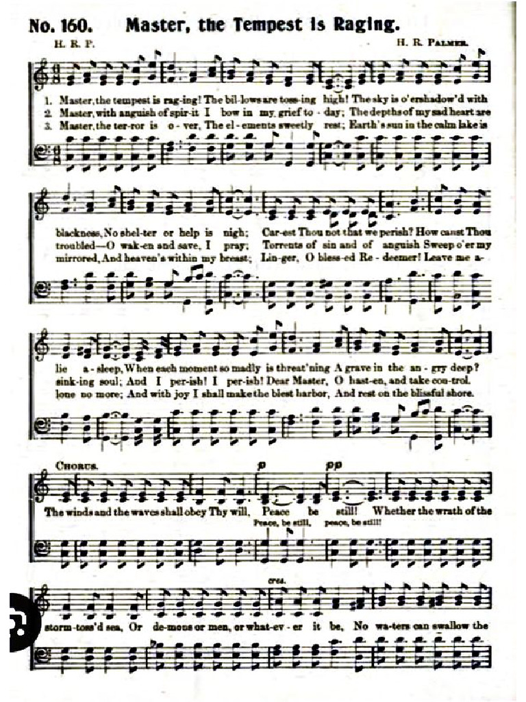 Master The Tempest Is Raging | PDF