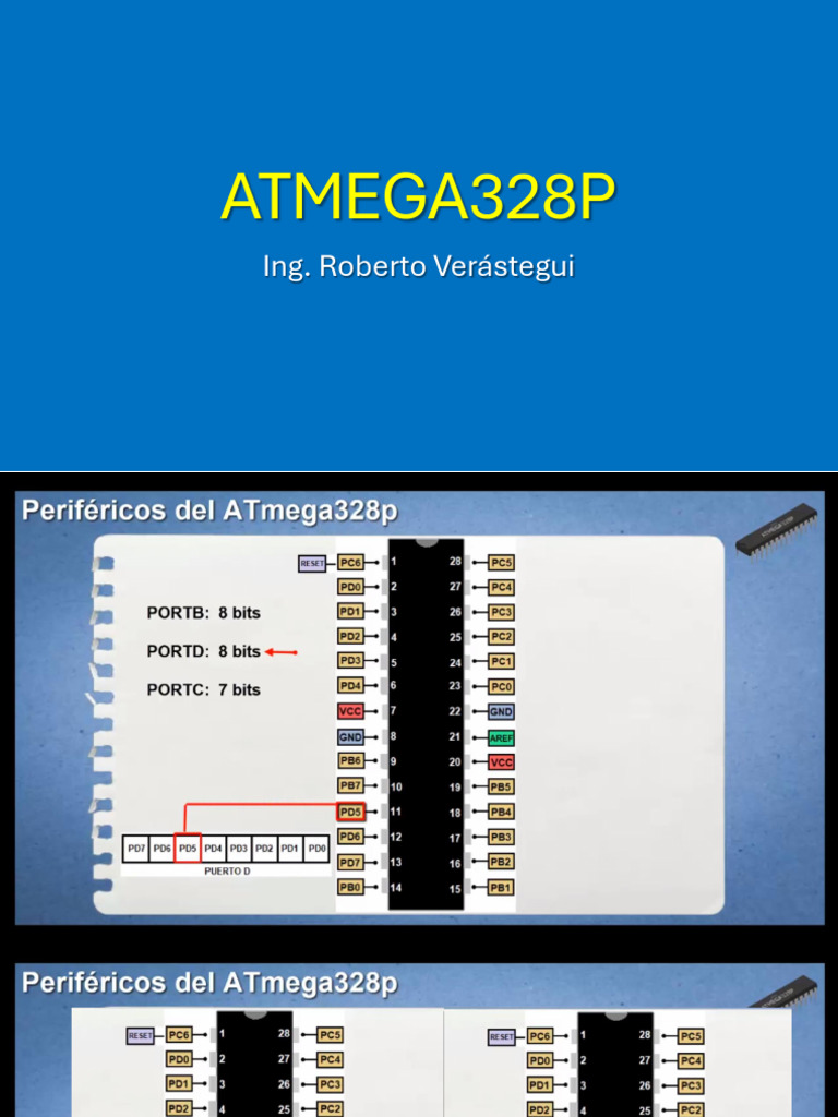 2 - Atmega328 | PDF | Microcontrolador | De entrada y salida