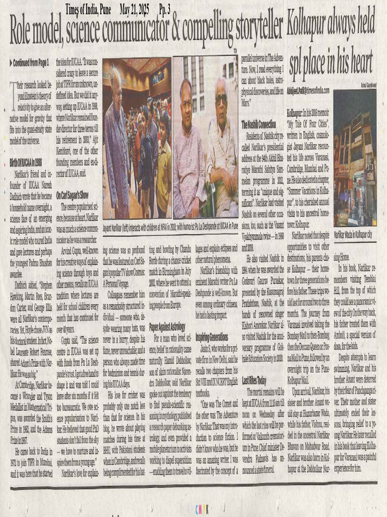 Role Model, Science Communicator & Compelling Storyteller | PDF