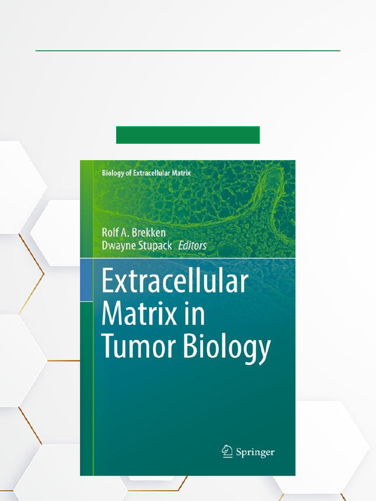 Extracellular Matrix in Tumor Biology Scribd Full Download | PDF ...