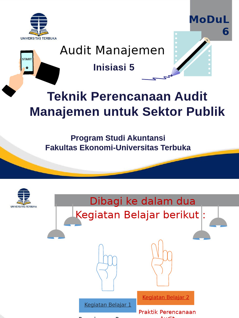 Inisiasi 5 Teknik Perencanaan Audit Manajemen Untuk Sektor Publik | PDF