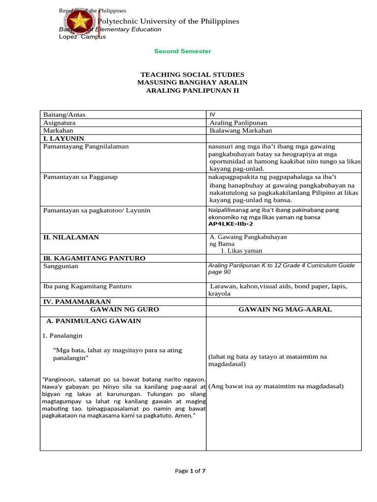 Social-Studies 2-Final - Perez (1.1) | PDF