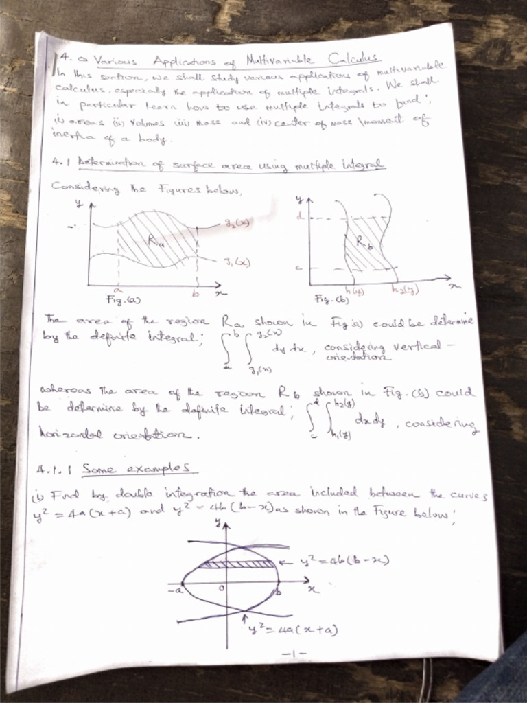 Application of Double Multi Variable | PDF