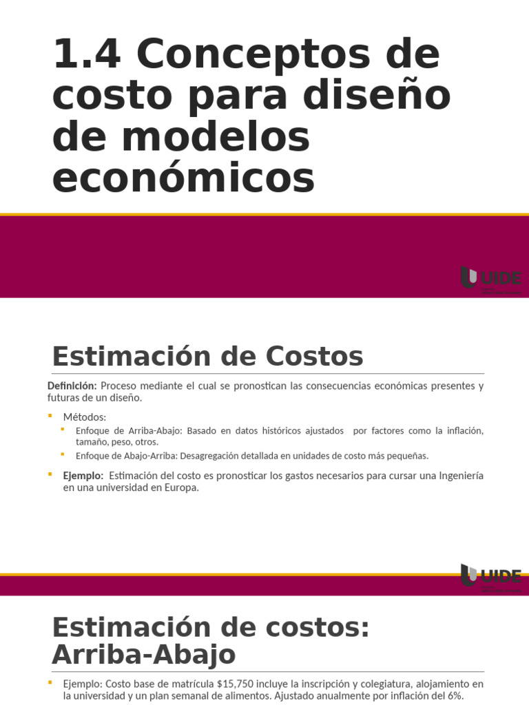 Costo A Parte Diseno