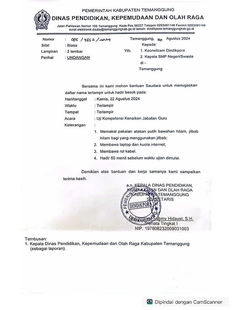 SRT Und Pelaksanaan Ujikom | PDF