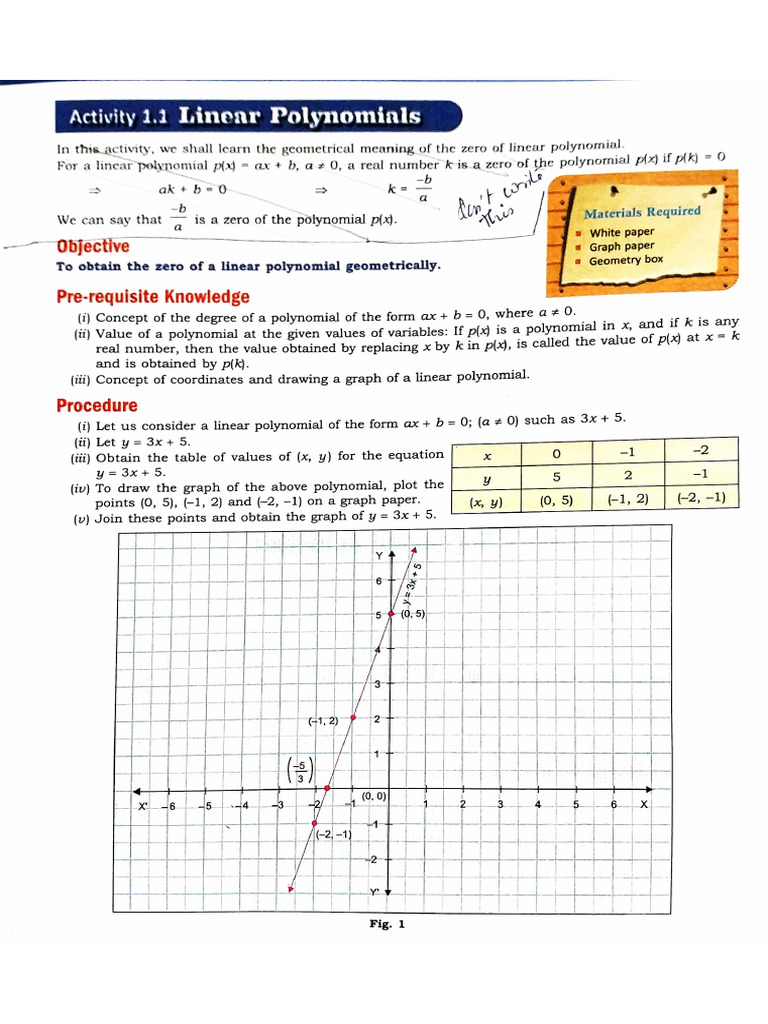 Maths Lab-Activity (1 - 3) | PDF