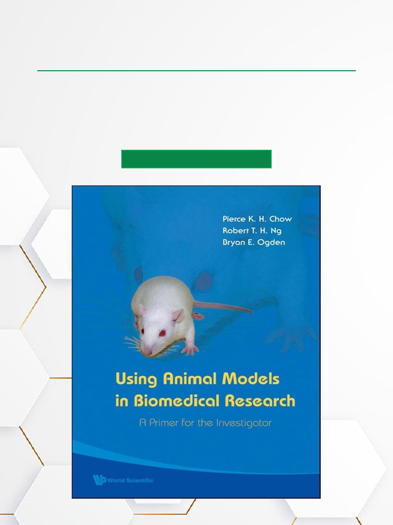 Animal Models in Biomedical Research | PDF | Model Organism | Animal ...