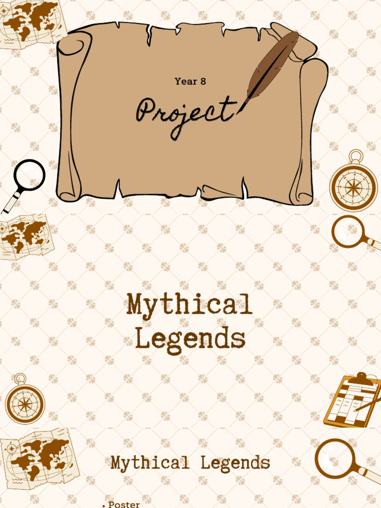 Year 8 Project (Mythical Legends) | PDF