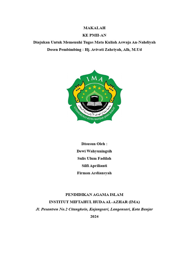 Makna dan Sejarah PMII | PDF