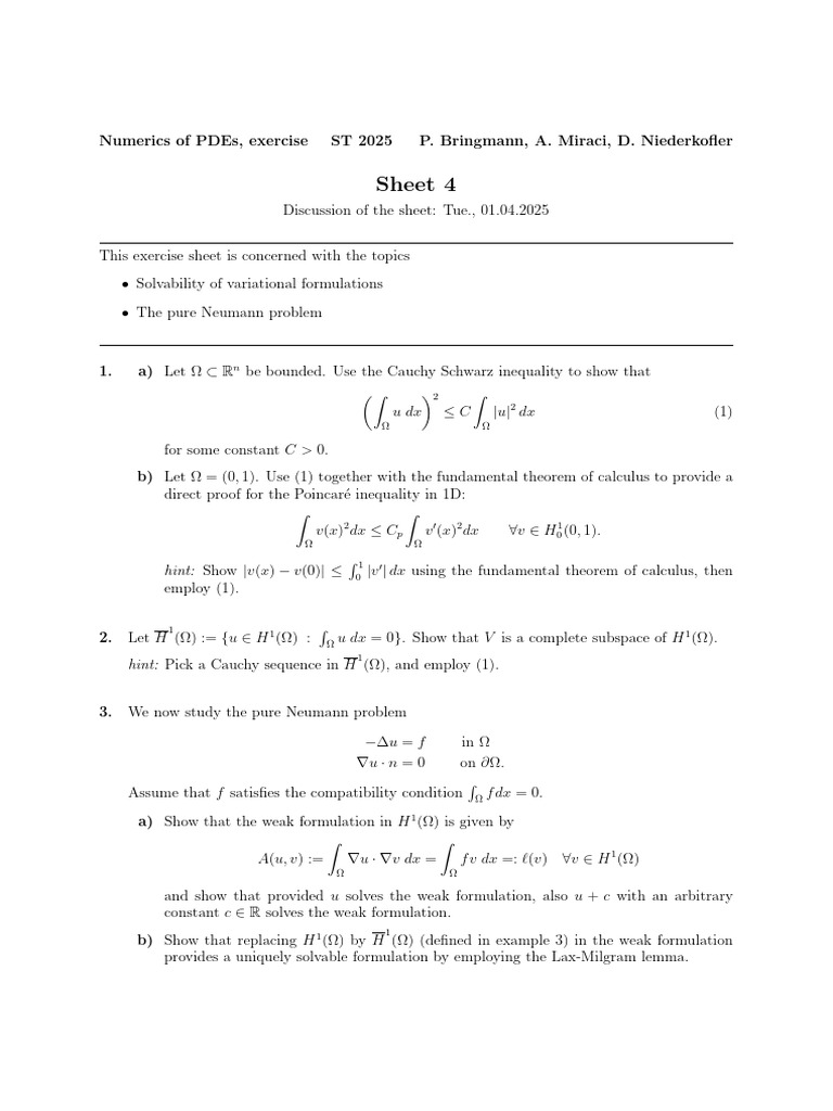 Pde 4 | PDF | Finite Element Method | Mathematics